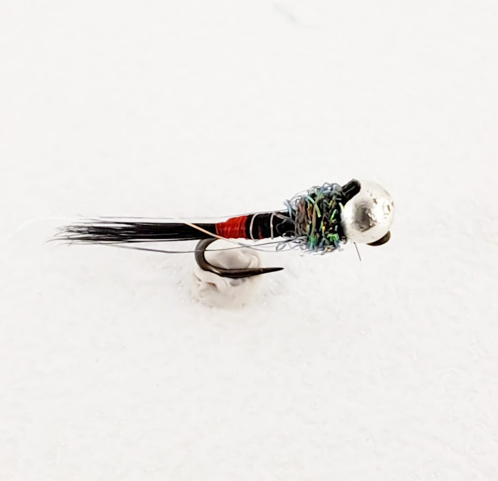 Silver Head Spectra Ribbed Nymph - FlyFinz